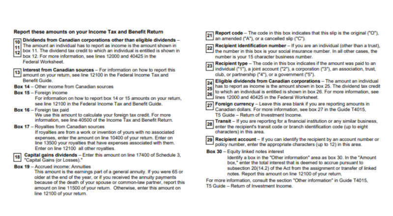 Tax slip info to help investors prepare for tax season